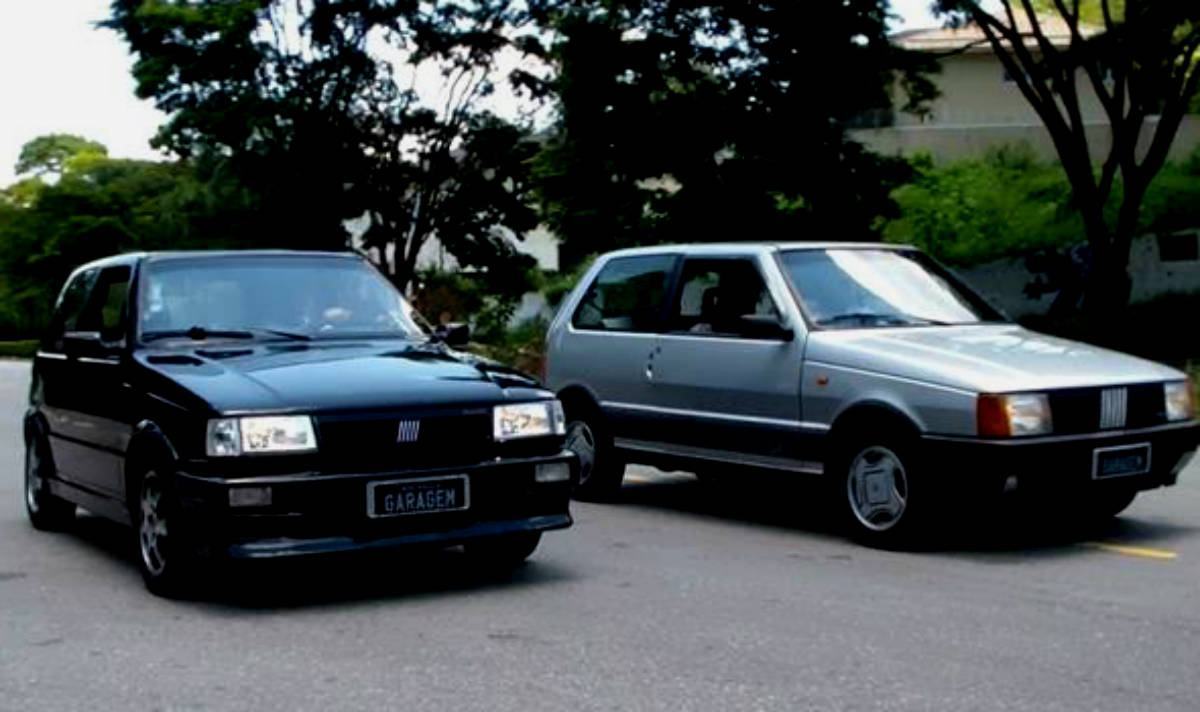 Duas Lendas da FIAT: Uno Turbo x Uno 1.5 R (Veja este comparativo top ...