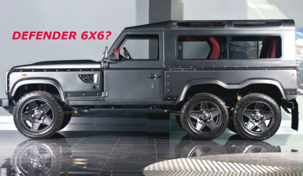 Insanidade intimidadora: Conheça o (potente) Land Rover Defender 6x6!