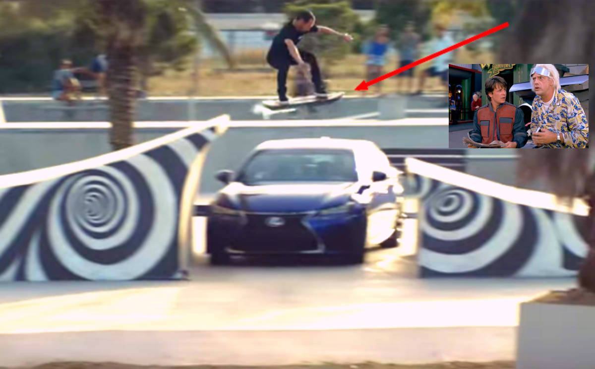 De Volta para o Futuro: Lexus apresenta o Skate Voador (hoverboard) em ...
