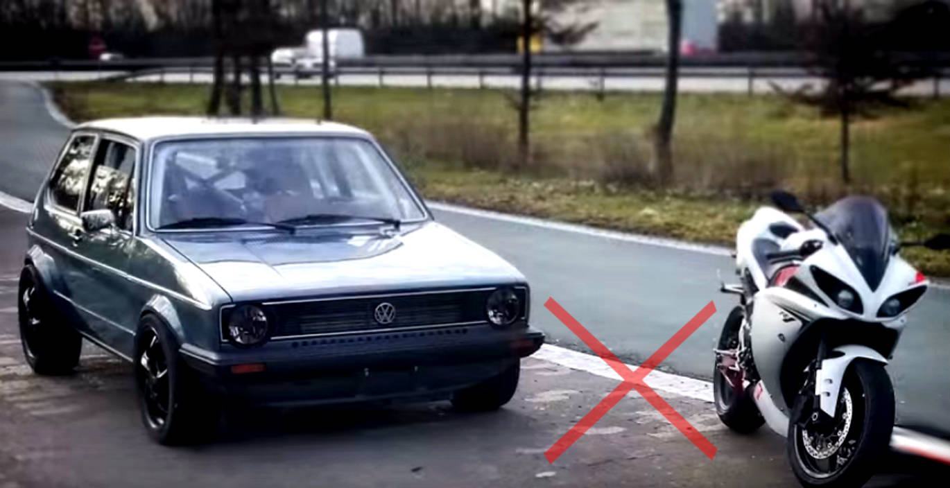 Golfzilla! Golf MK1 fabricado nos Anos 70 desafia (e humilha) uma ...