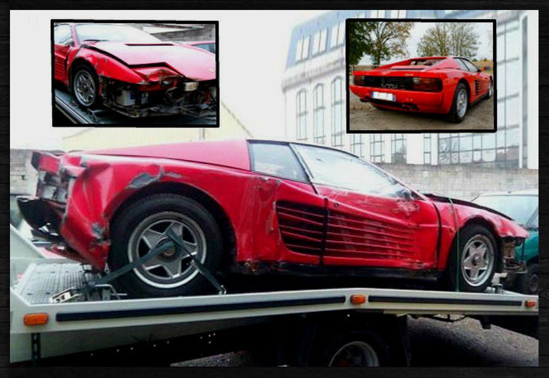 Esse cara comprou uma Ferrari Testarossa detonada (por cerca de R$ 37. ...
