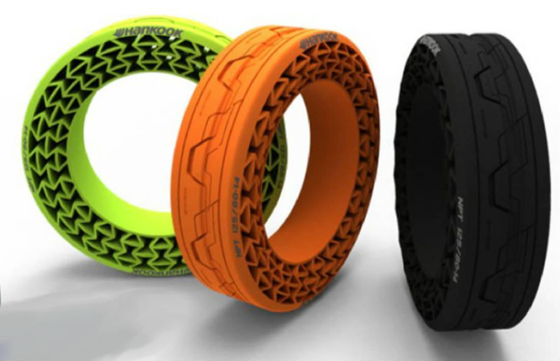 Pneus sem ar? Veja os modelos desenvolvidos pela Hankook