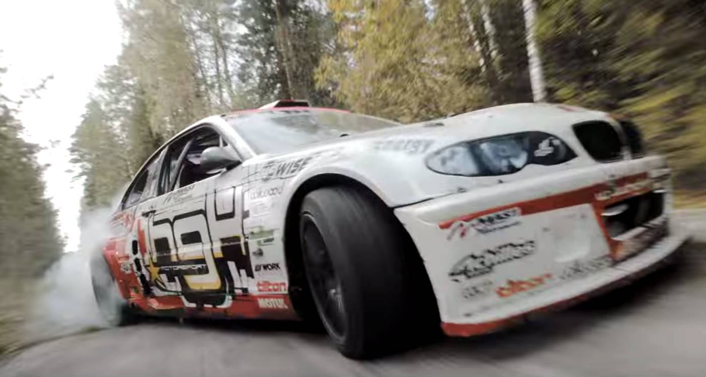 Drift animal! Dois BMW M3 e um Nissan 350Z se divertem em uma antiga ...