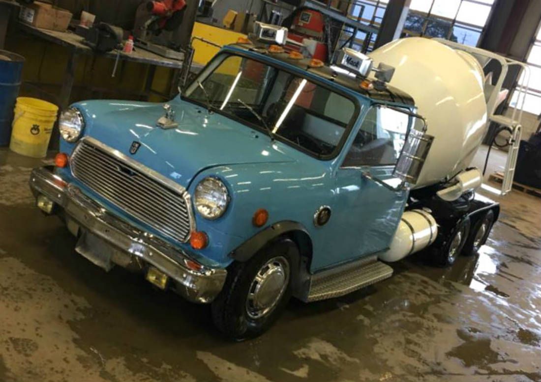 Mini Morris Betoneira? Veja imagens desse "caminhão" como você nunca ...