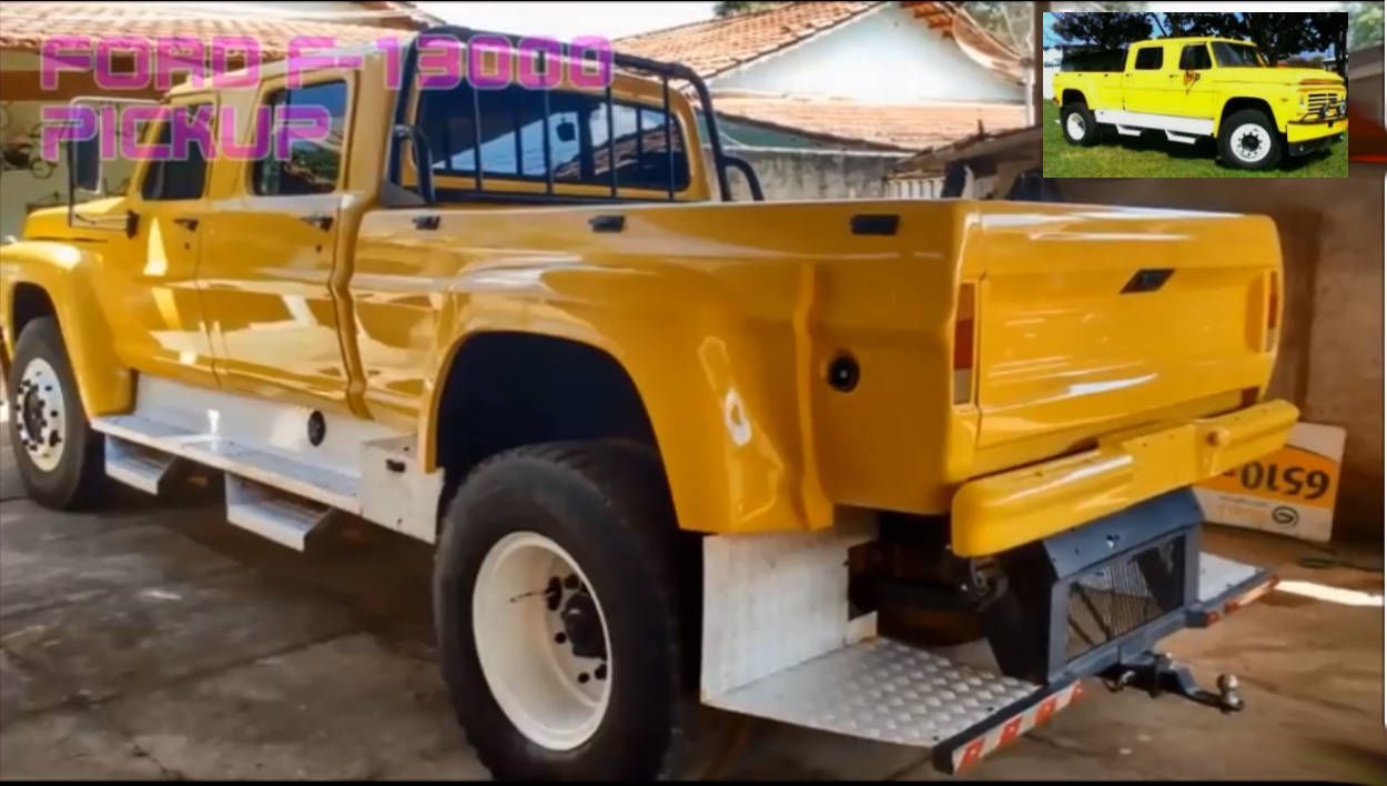 Projeto único no Brasil: Conheça essa Super Picape Ford F-13000 (com ...