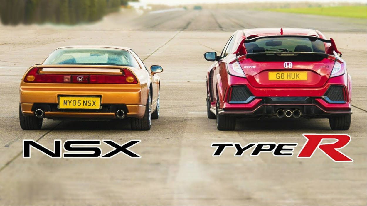 Civic Type R e NSX: lendas da Honda se enfrentam na pista (na hora da ...