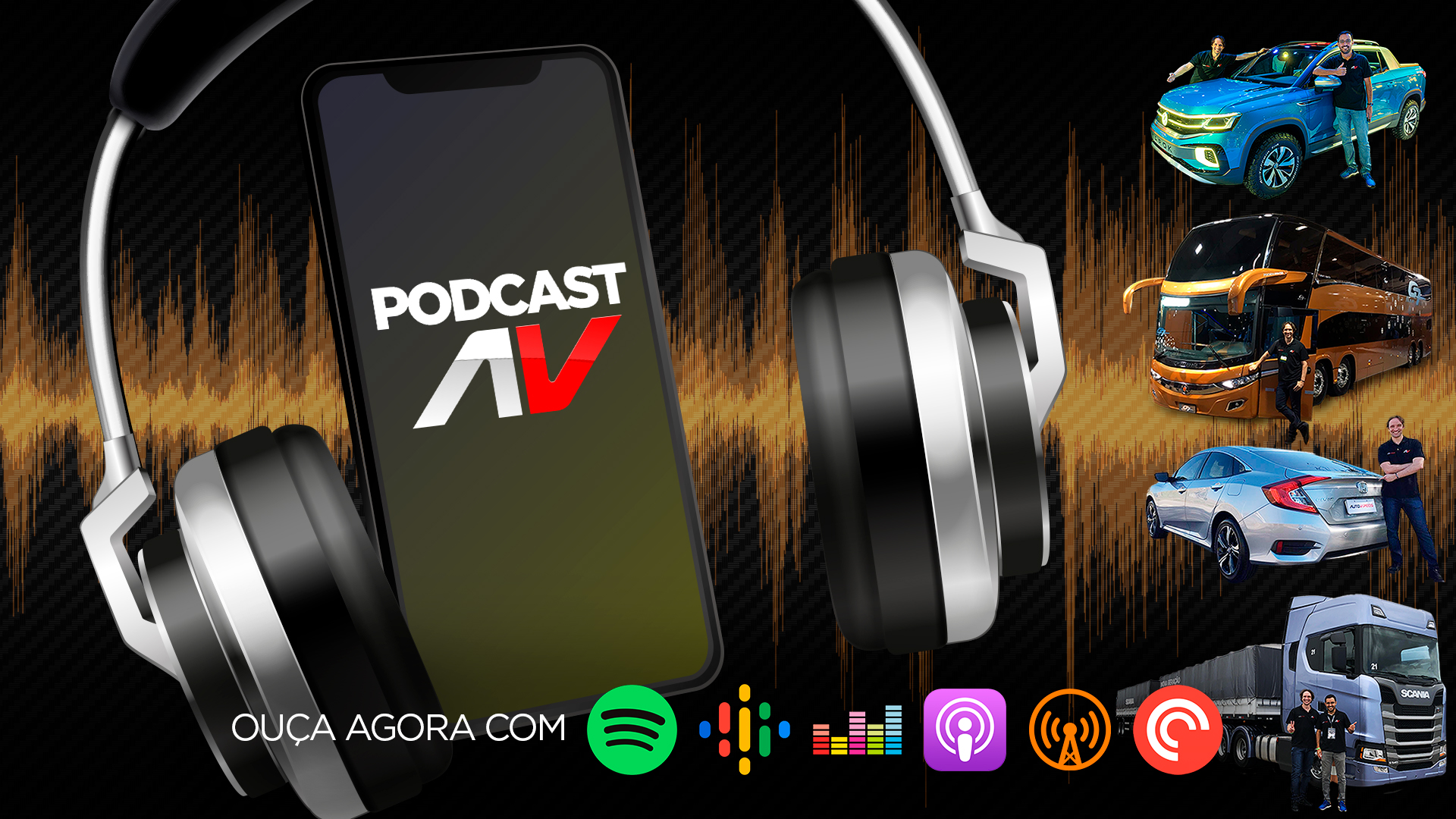 PodCast do AutoVideos: ouça o melhor conteúdo automotivo!